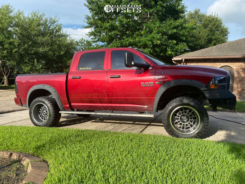 2013 Ram 1500 with 20x12 -51 Vision Widow and 35/12.5R20 Ironman All ...