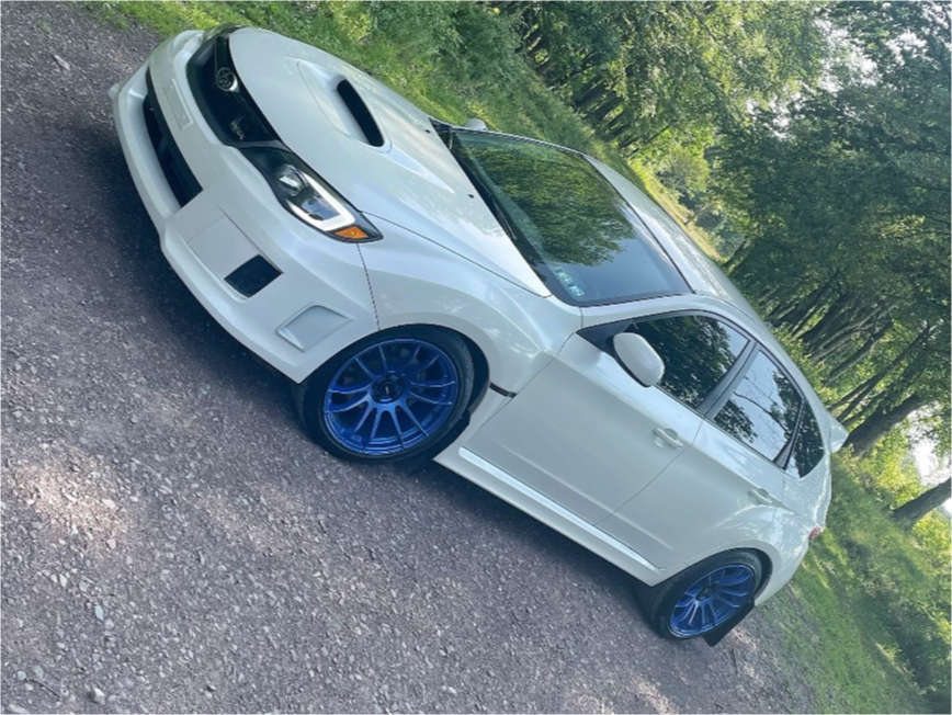 2014 Subaru WRX Wheel Offset Nearly Flush Stock | 1787830 | Custom Offsets