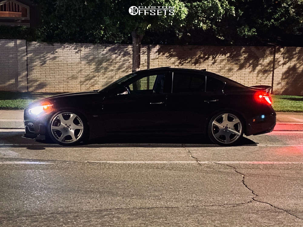 2018 INFINITI Q50 with 20x9 40 MRR Vp3 and 245/35R20 Lexani Lx-twenty ...