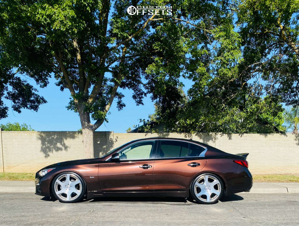 2018 INFINITI Q50 with 20x9 40 MRR Vp3 and 245/35R20 Lexani Lx-twenty ...