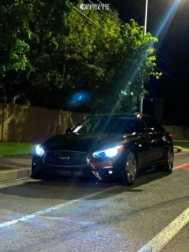 2018 INFINITI Q50 with 20x9 40 MRR Vp3 and 245/35R20 Lexani Lx-twenty ...