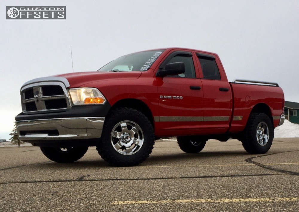 2011 Ram 1500 with 18x9 -12 American Truxx Armor and 35/12.5R18 Federal ...