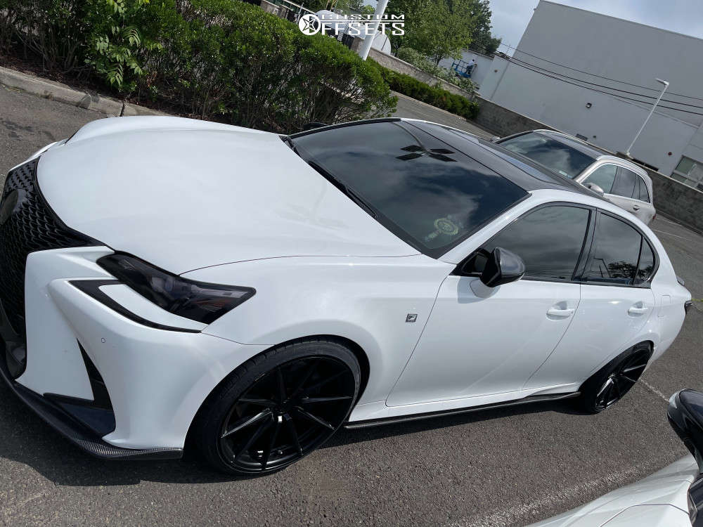 2016 Lexus GS350 with 20x10 25 Rohana Rfx1 and 245/35R20 Ohtsu Fp8000 ...