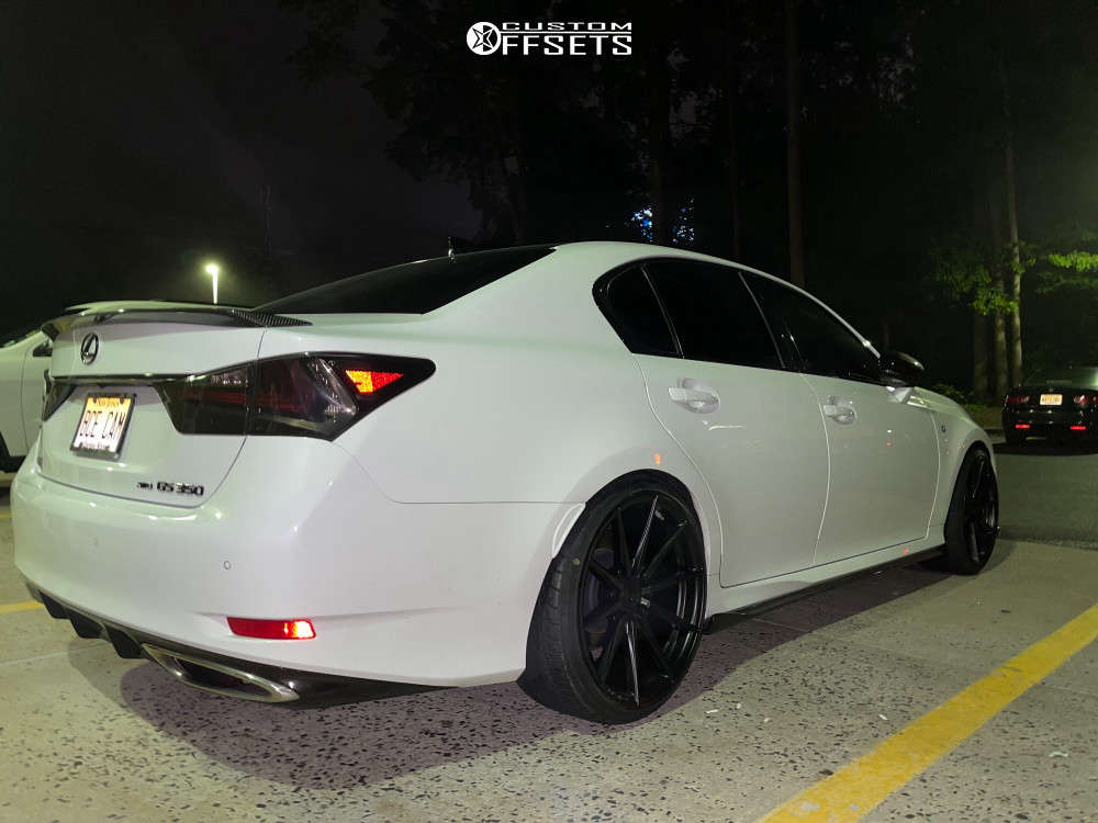 2016 Lexus GS350 with 20x10 25 Rohana Rfx1 and 245/35R20 Ohtsu Fp8000 ...
