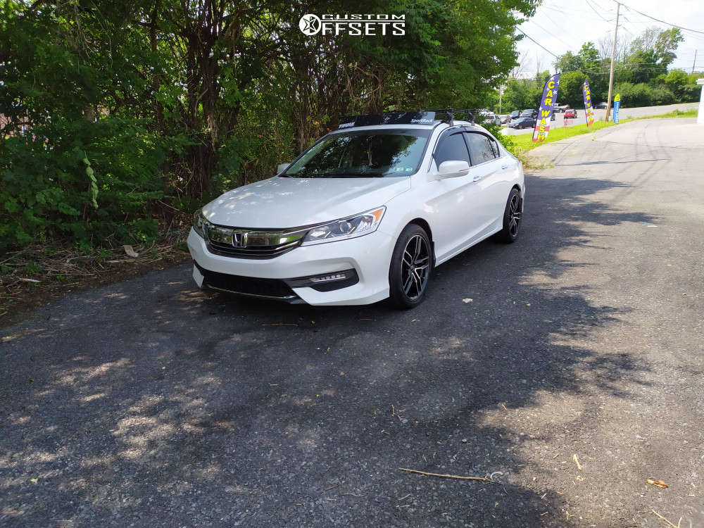 2017 Honda Accord with 18x8 38 Enkei Ss05 and 235/45R18 Vercelli Strada ...