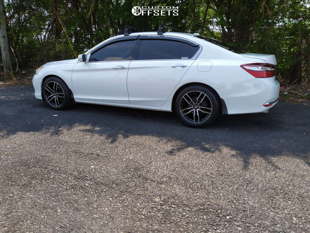 2017 Honda Accord with 18x8 38 Enkei Ss05 and 235/45R18 Vercelli Strada ...