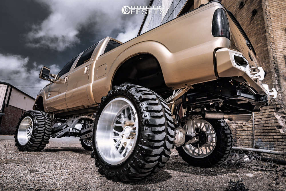 2012 Ford F-250 Super Duty with 28x16 -116 Forgiato Fratello-t and 44/ ...