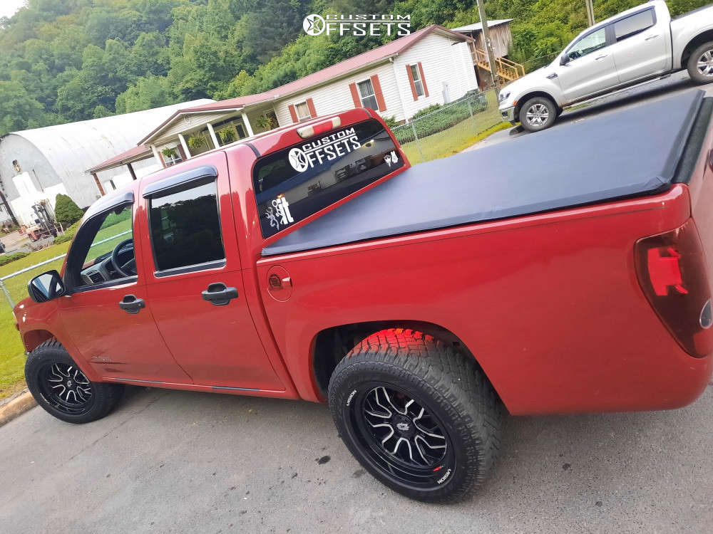 2004 Chevrolet Colorado with 18x9 -12 Vision Riot and 235/60R18 Atturo ...