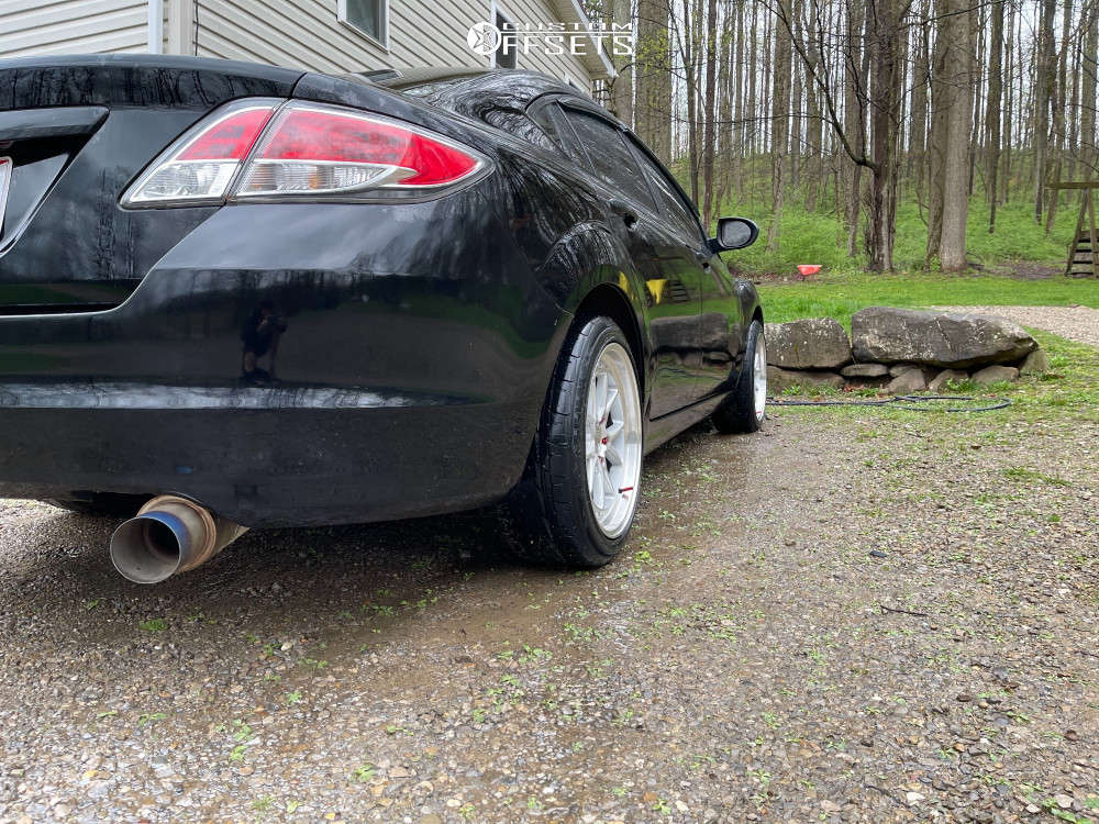 2010 Mazda 6 with 18x8.5 35 Aodhan Ds08 and 225/45R18 Forceum Hexa-r ...