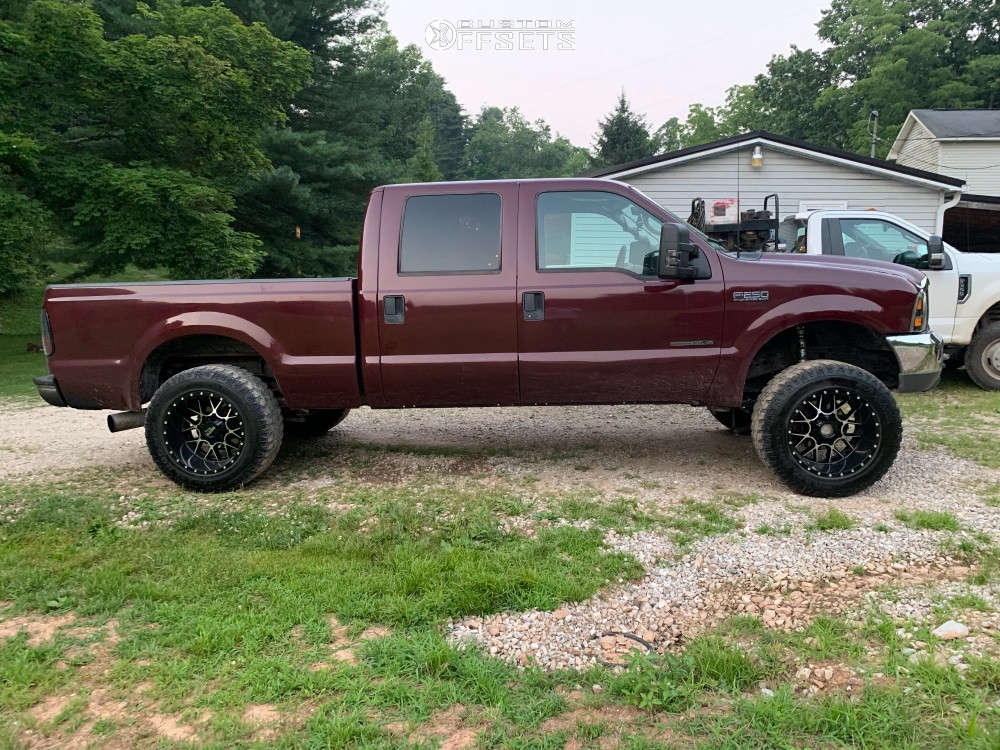 2000 Ford F-250 Super Duty with 20x12 -44 Moto Metal MO986 and 35/12 ...