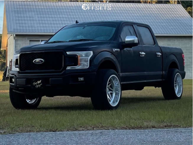 2020 Ford F-150 with 22x12 -55 American Force Genesis Cc and 33/12.5R22 Nitto Nt420v and ...