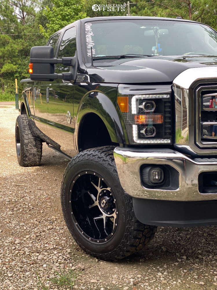 2016 Ford F-250 Super Duty with 20x12 -51 Vision Sliver 360 and 35/12 ...