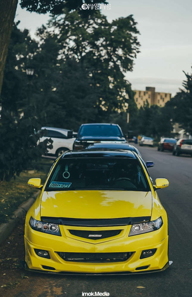 2006 Acura TSX with 17x9 45 Enkei Rpf1 and 245/40R17 Bridgestone ...