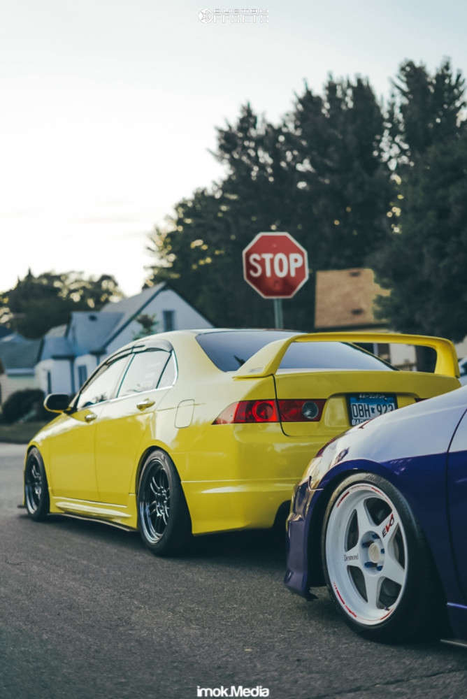 2006 Acura TSX with 17x9 45 Enkei Rpf1 and 245/40R17 Bridgestone ...