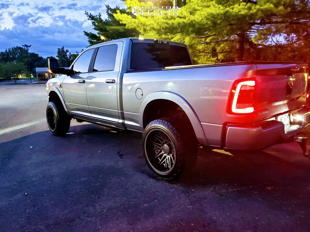 2020 Ram 2500 with 22x12 -51 Cali Offroad Rawkon and 285/50R22 Fuel ...