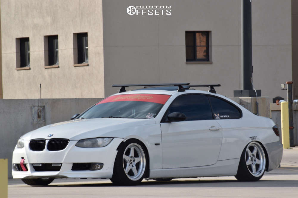 2008 BMW 335i with 18x9.5 22 ESR Cr5 and 235/40R18 Kumho Ecsta 4x Ii ...