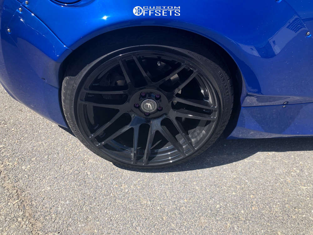 2013 Subaru BRZ with 19x10.5 0 Forgestar F14 and 235/35R19 Accelera Phi ...