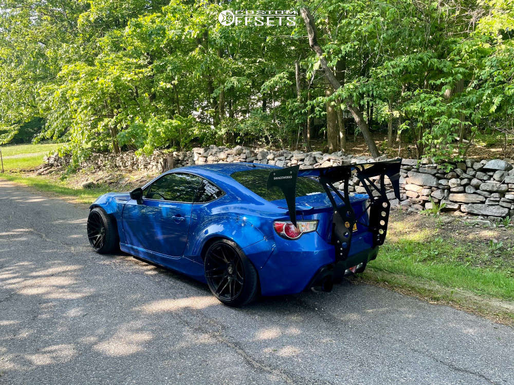 2013 Subaru BRZ with 19x10.5 0 Forgestar F14 and 235/35R19 Accelera Phi ...