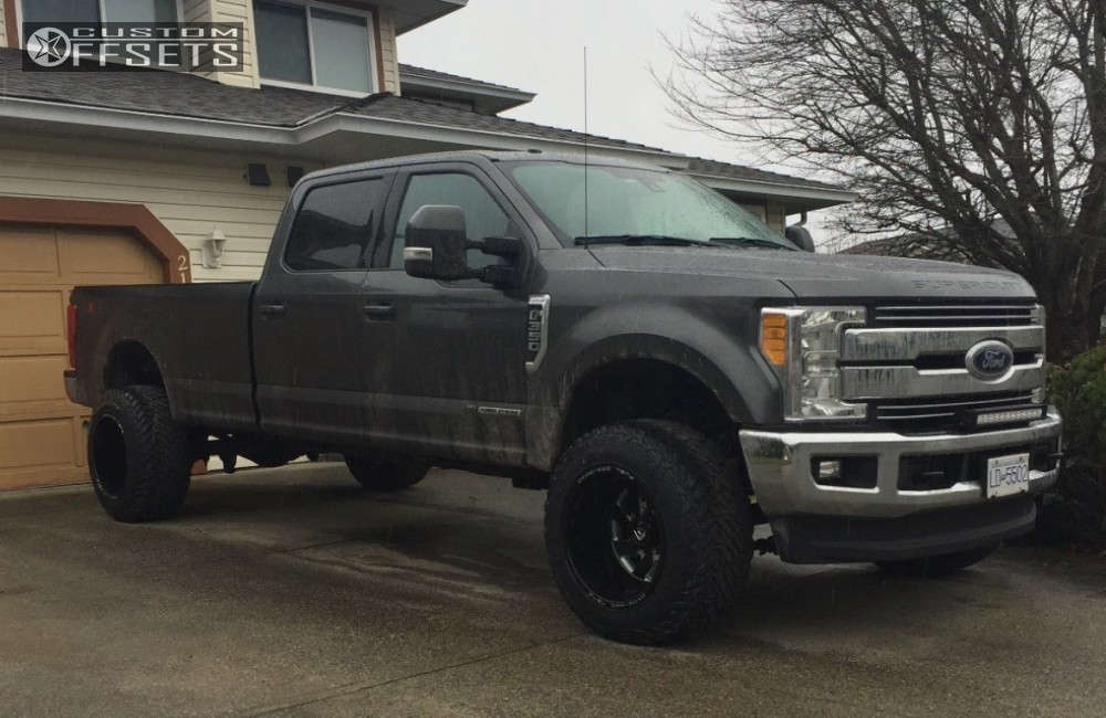 2017 Ford F-350 Super Duty with 20x14 -75 Fuel Turbo and 35/13.5R20 ...