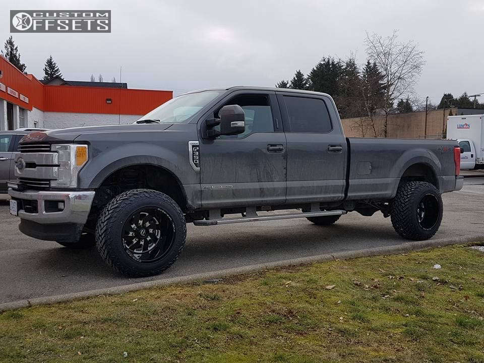 2017 Ford F-350 Super Duty with 20x14 -75 Fuel Turbo and 35/13.5R20 ...