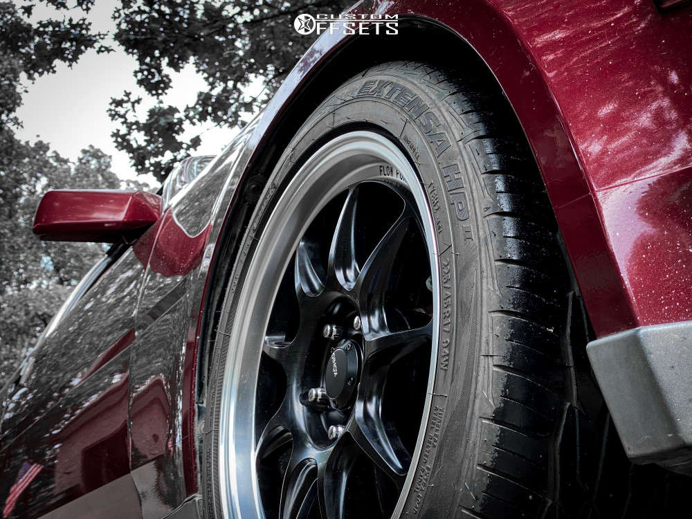 1988 Nissan 300ZX with 17x8 38 Konig Countergram and 225/45R17 Toyo ...