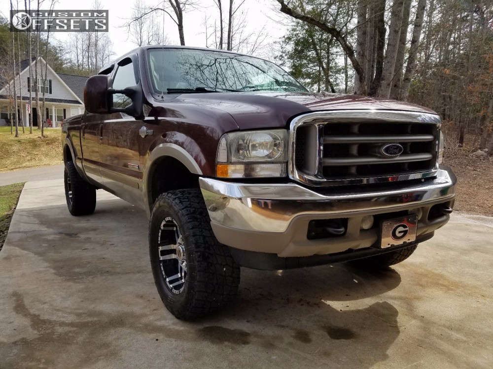 2004 Ford F-250 Super Duty with 18x9 -12 Axe Offroad 79 and 325/60R18 ...