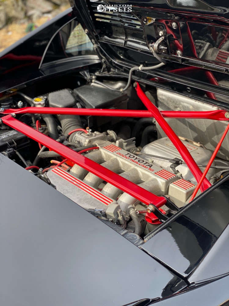 1991 Toyota MR2 with 17x8.5 32 Work Emotion D9r and 235/40R17 Falken ...