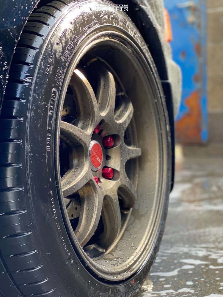 1991 Toyota MR2 with 17x8.5 32 Work Emotion D9r and 235/40R17 Falken ...