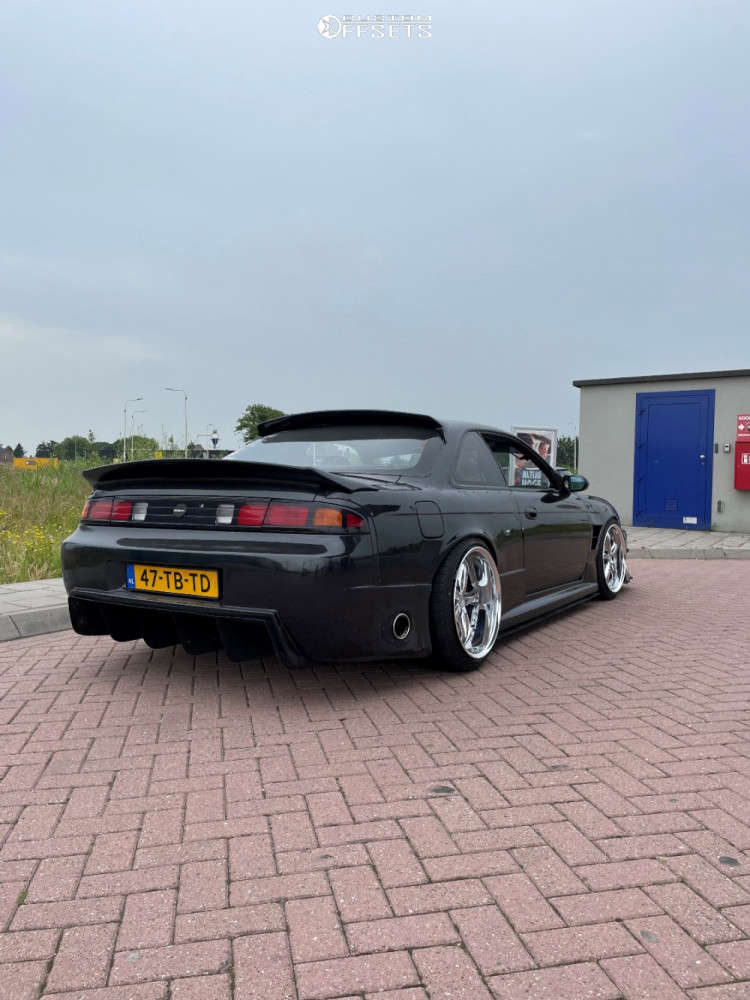 1994 Nissan 240SX with 18x9 20 Work Vs Kf and 215/40R18 Toyo Tires ...