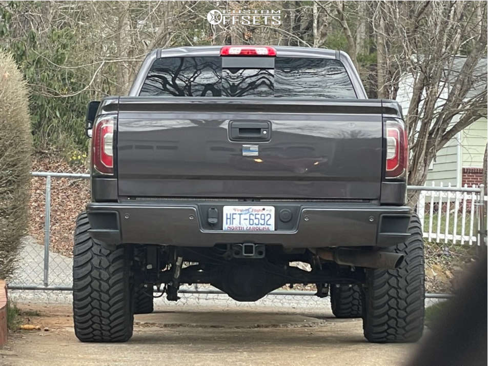 2016 GMC Sierra 1500 with 24x12 -44 Vision Rocker 412 and 35/13.5R24 ...