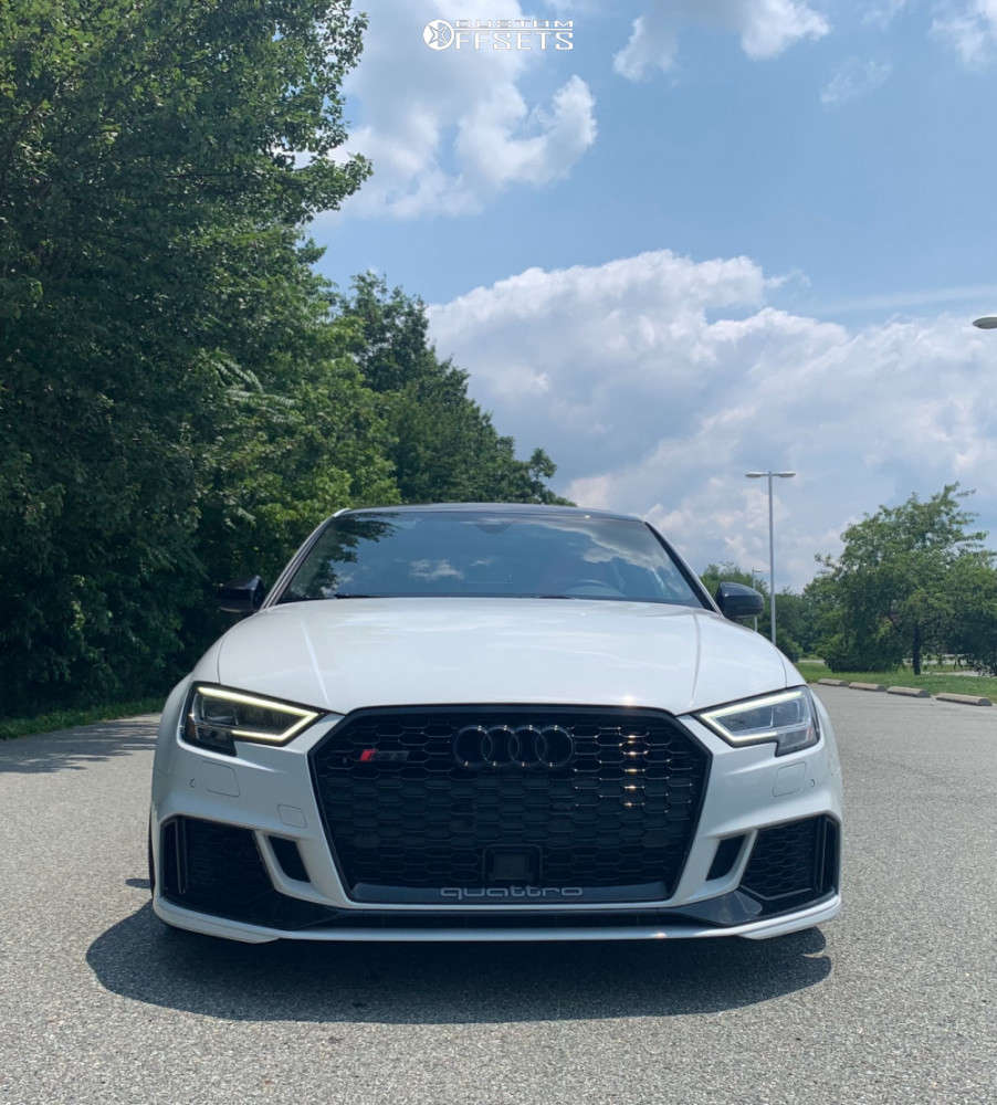 2018 Audi RS3 with 18x9.5 44 Volk Te37 Saga Time Attack Edition and 265 ...
