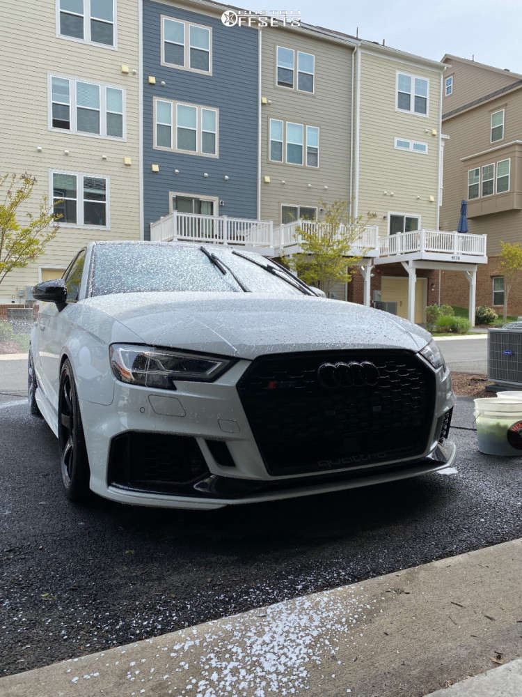 2018 Audi RS3 with 18x9.5 44 Volk Te37 Saga Time Attack Edition and 265 ...