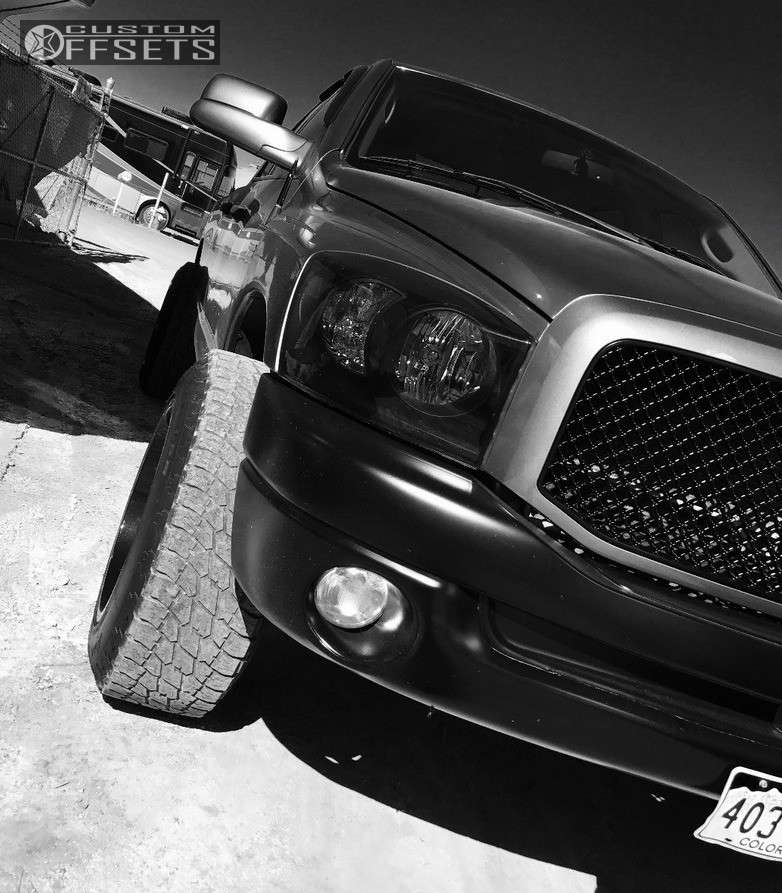 2007 Dodge Ram 1500 with 20x12 -51 Vision Rage and 275/65R20 Nitto ...