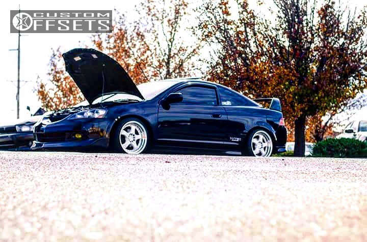 2006 Acura RSX with 17x9 25 Aodhan Ah03 and 205/45R17 Bridgestone N/a ...