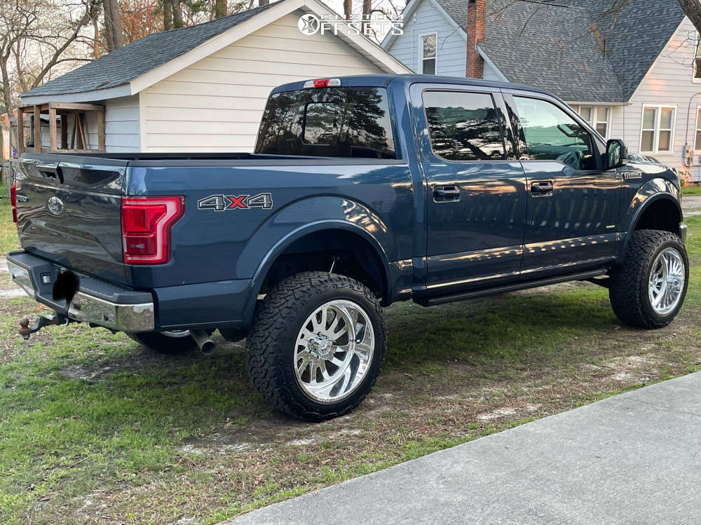 2017 Ford F-150 with 22x12 -44 American Force Octane and 35/12.5R22 Venom Power Terra Hunter Mt ...