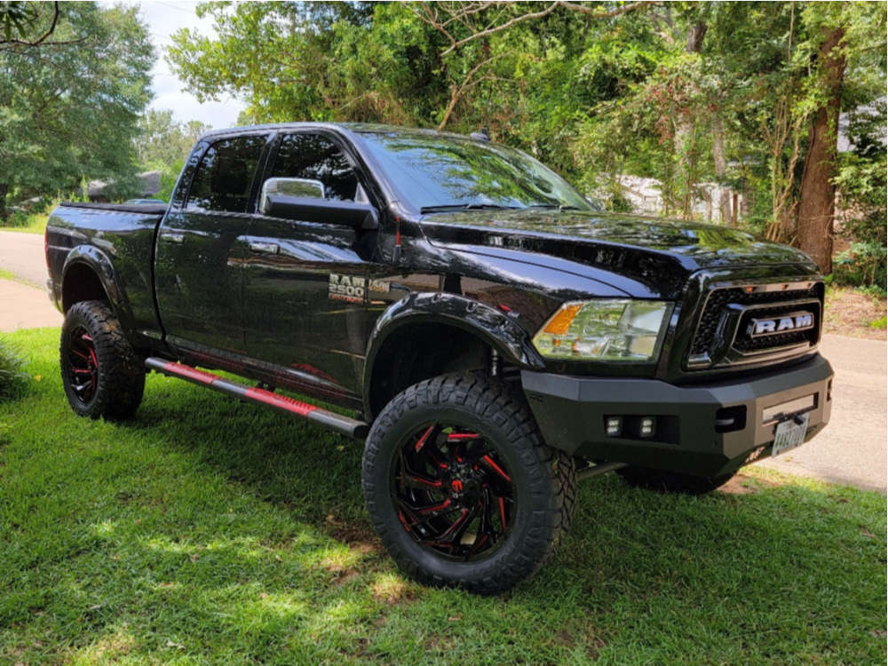 2018 Ram 2500 with 22x10 -18 Fuel Reaction and 37/12.5R22 Nitto Ridge ...