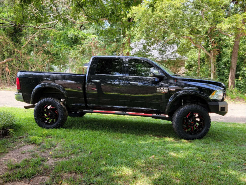 2018 Ram 2500 with 22x10 -18 Fuel Reaction and 37/12.5R22 Nitto Ridge ...
