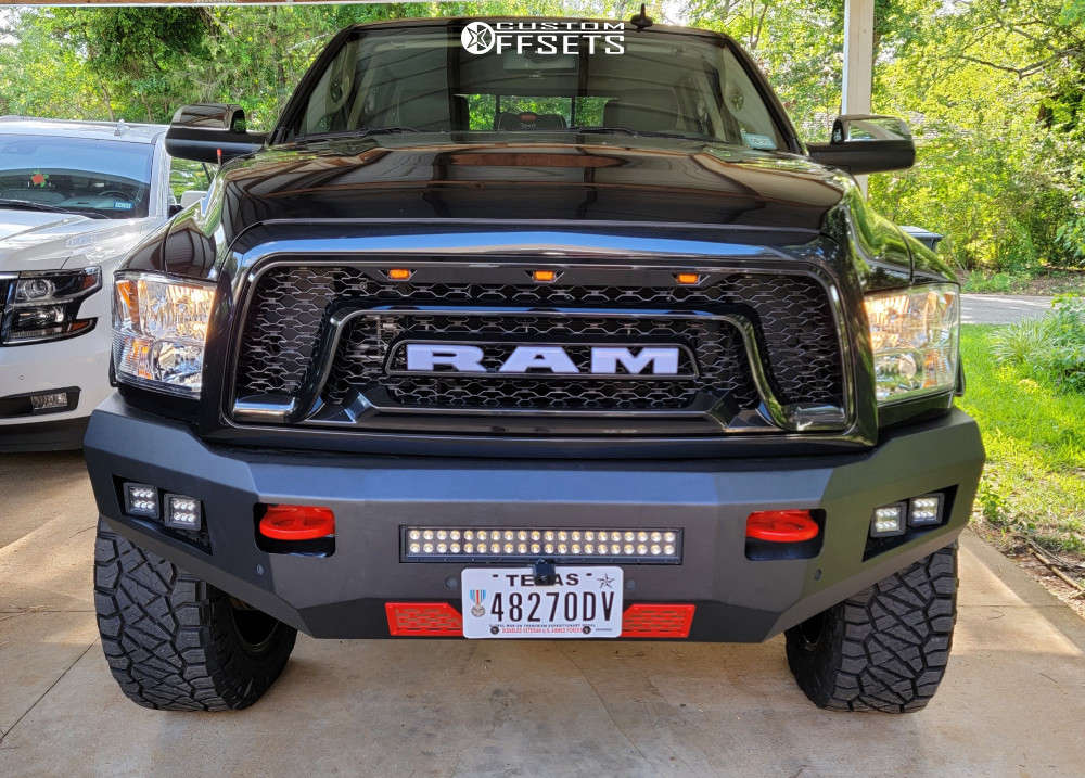 2018 Ram 2500 with 22x10 -18 Fuel Reaction and 37/12.5R22 Nitto Ridge ...
