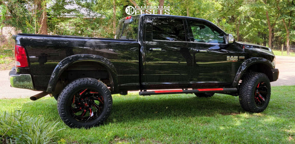 2018 Ram 2500 with 22x10 -18 Fuel Reaction and 37/12.5R22 Nitto Ridge ...