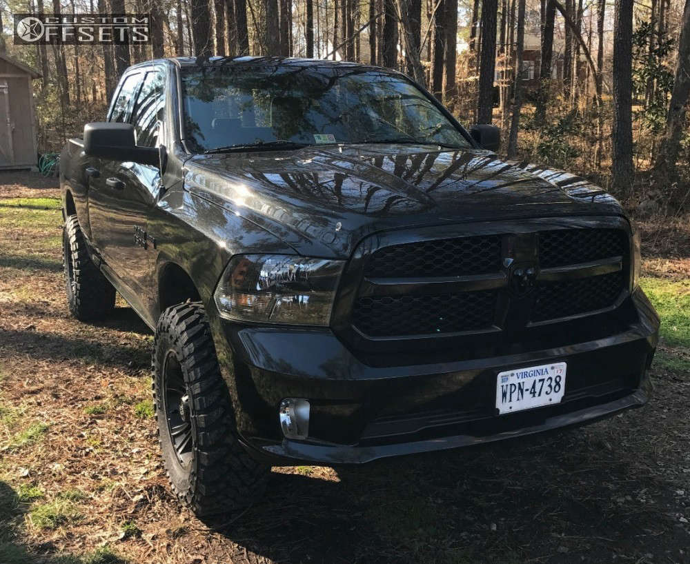 2015 Ram 1500 with 18x9 0 XD Crank and 35/12.5R18 Toyo Tires Open ...
