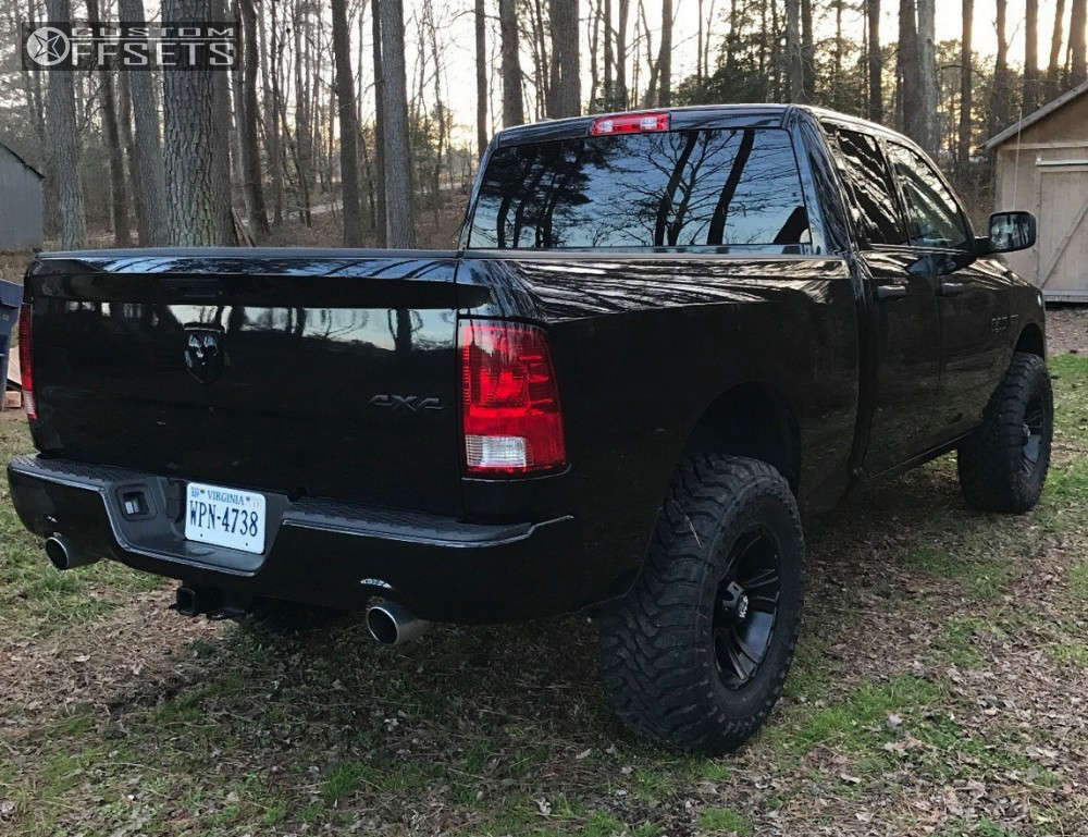 2015 Ram 1500 with 18x9 0 XD Crank and 35/12.5R18 Toyo Tires Open ...