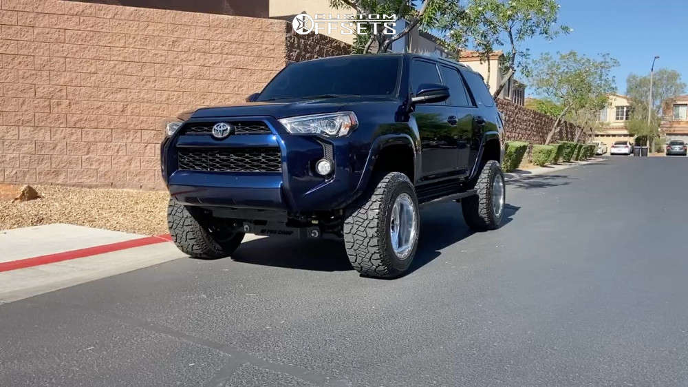 2017 Toyota 4Runner with 18x12 -45 Weld Off-Road Dunes and 305/60R18 ...