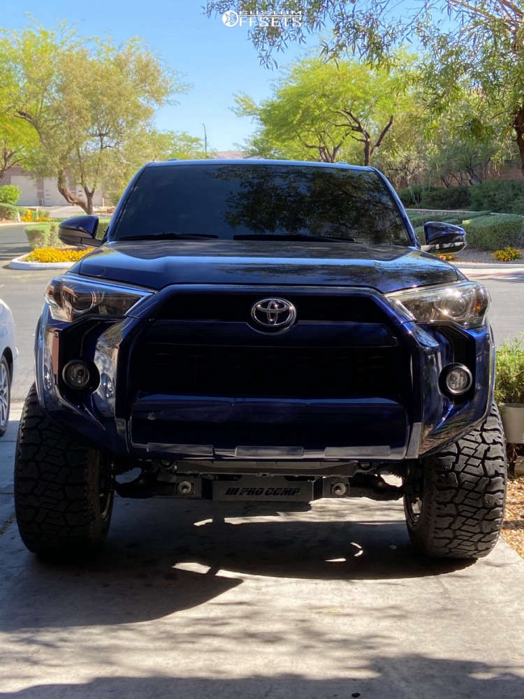 2017 Toyota 4Runner with 18x12 -45 Weld Off-Road Dunes and 305/60R18 ...