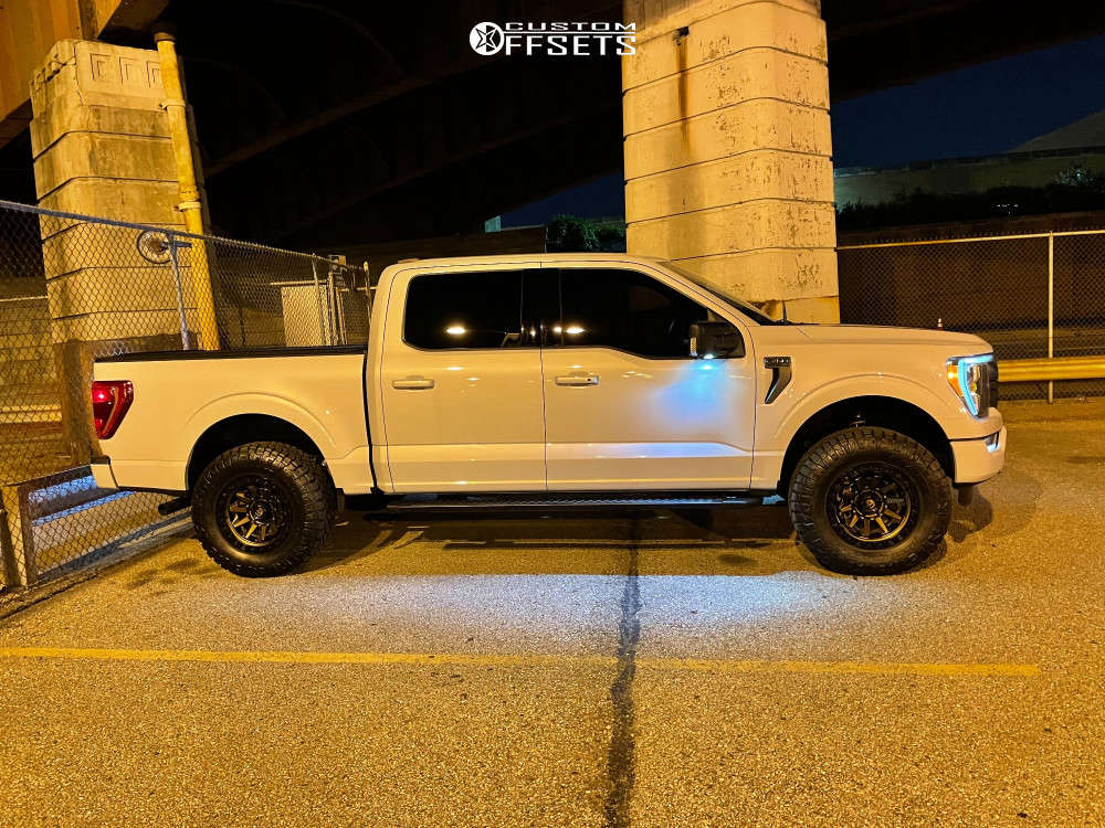 2021 Ford F-150 with 18x9 -12 Fuel Covert and 295/70R18 Nitto Ridge ...