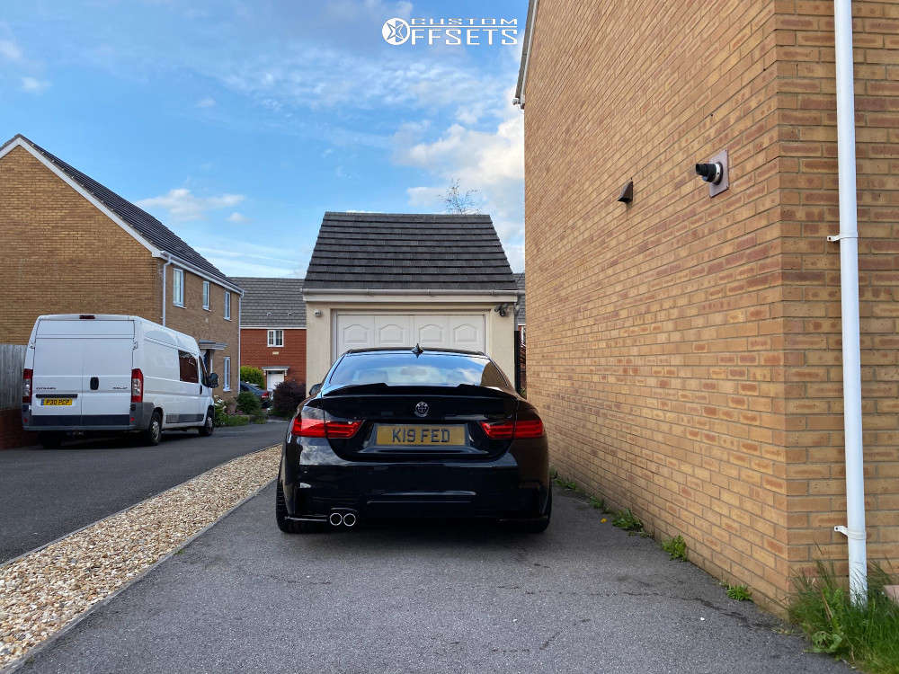 2015 BMW 435i with 20x8.5 32 Work Vs Xx and 245/35R20 Bridgestone ...