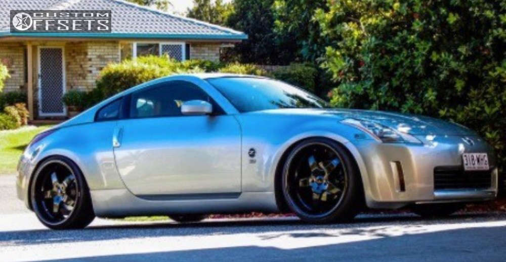 2003 Nissan 350Z with 20x10 35 Octane OC-5 and 245/35R20 WinRun and ...