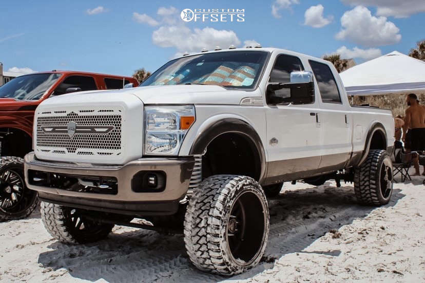 2016 Ford F-250 Super Duty with 24x14 -76 American Force Evo Ss and 35/ ...
