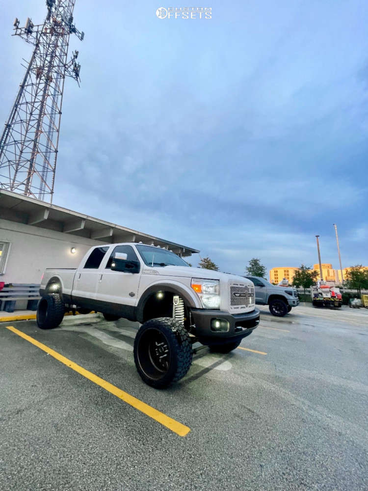 2016 Ford F-250 Super Duty with 24x14 -76 American Force Evo Ss and 35/ ...