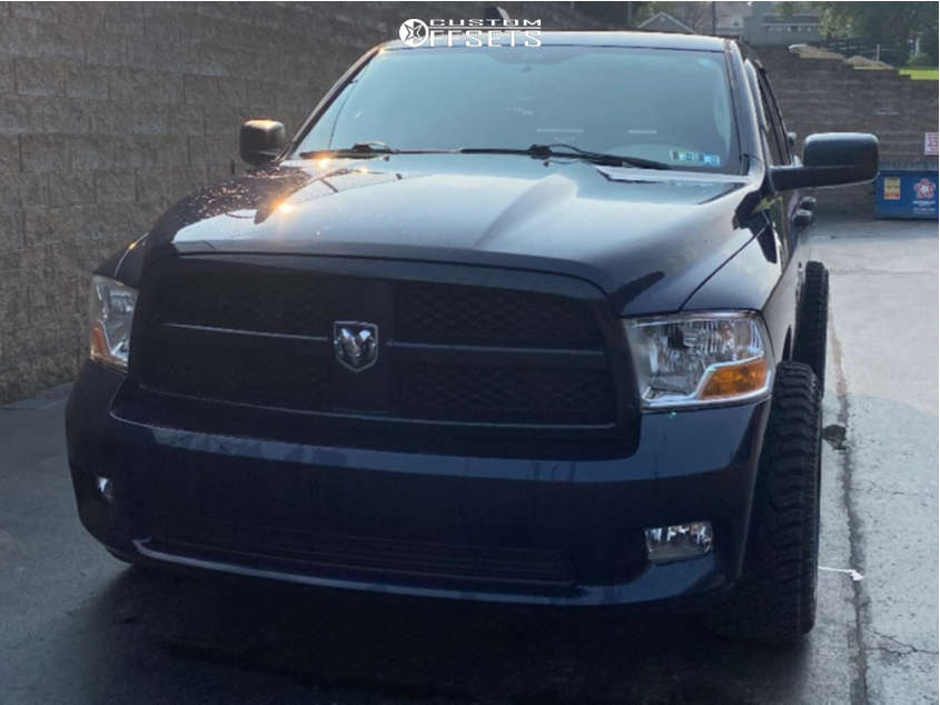 2012 Ram 1500 with 20x12 -51 Vision Sliver and 33/12.5R20 Atturo Trail ...