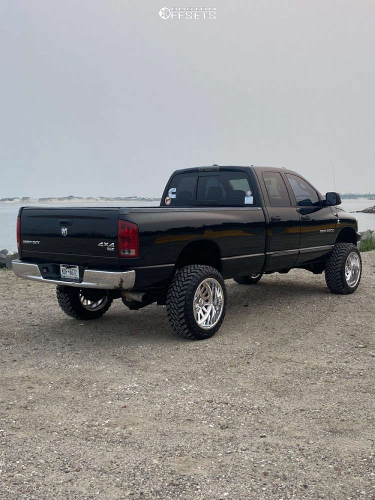 2006 Dodge Ram 2500 with 22x12 -40 American Force Atom Ss and 35/12 ...